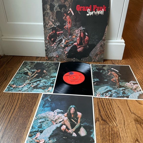 Other | Grand Funk Railroad Survival 1972 Lp With 3 Postcards | Poshmark